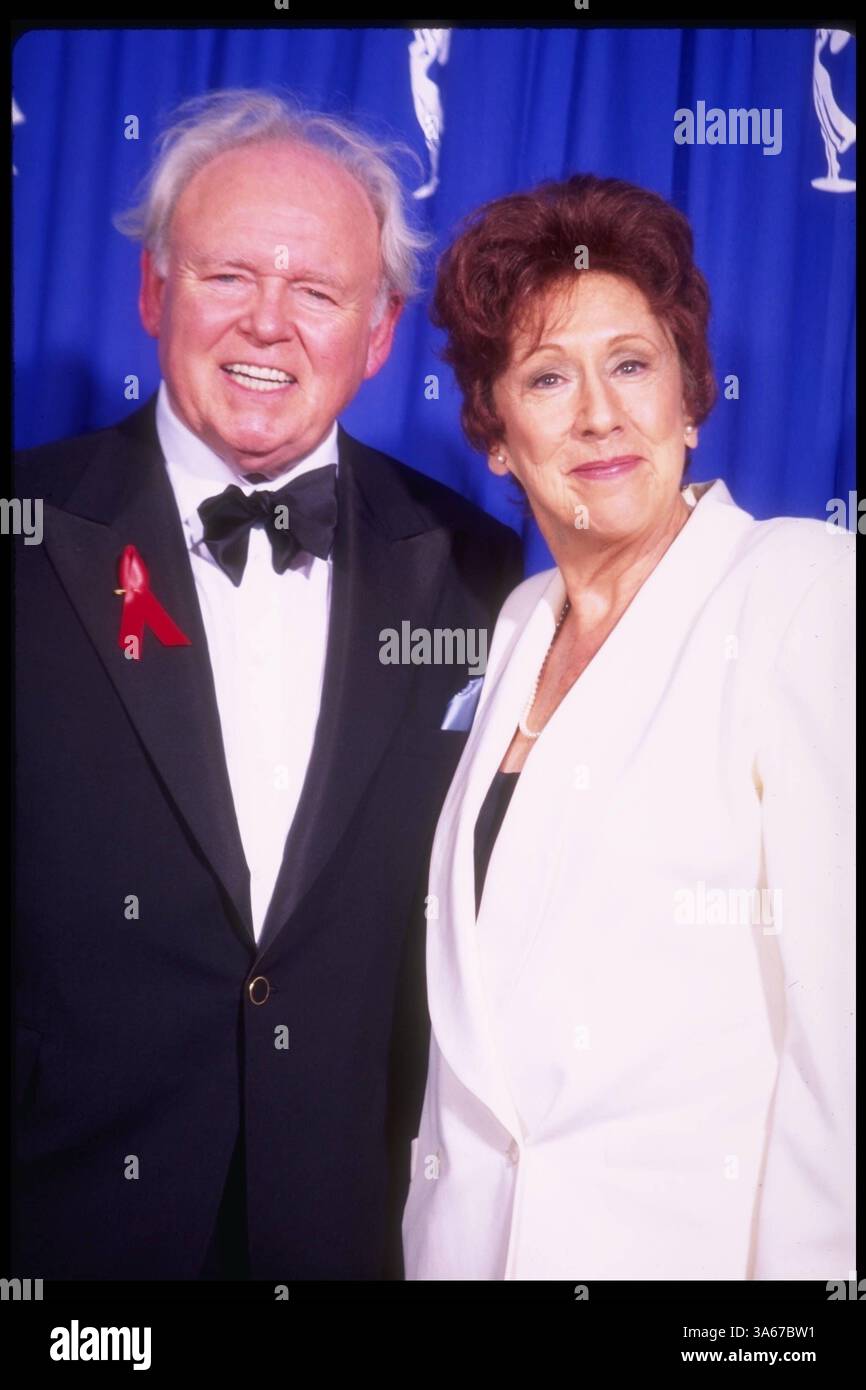 September 8, 1996; Hollywood, CA, USA; 'Archie' and 'Edith Bunker' from ...