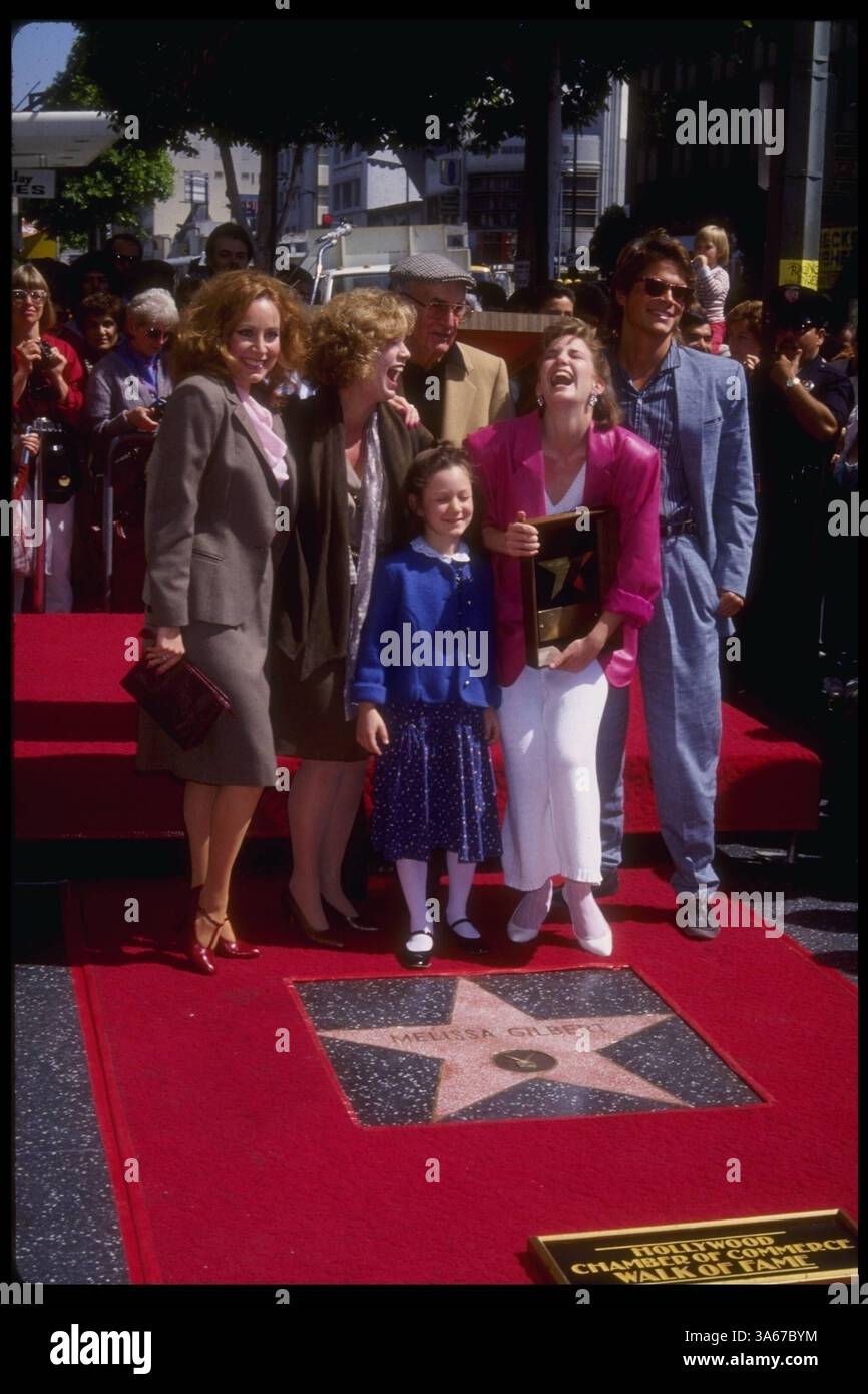 1985; MELISSA GILBERT is the youngest person to receive a star on the ...