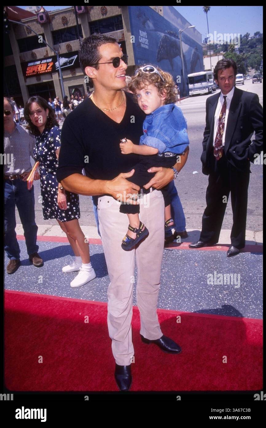June 22, 1997; Hollywood, CA, USA; Actor ANTONIO SABATO JR. and his son ...