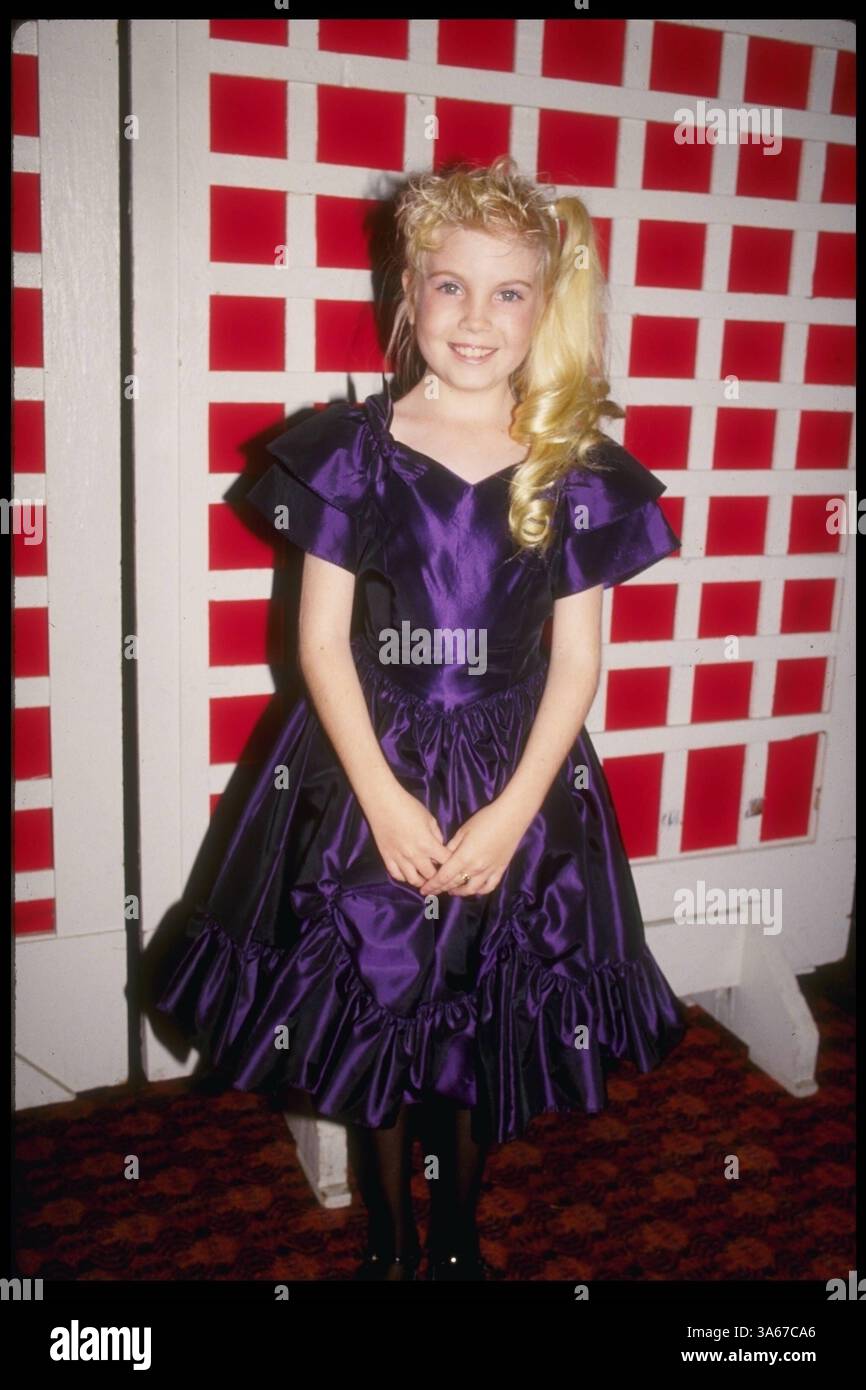 November 1986; Hollywood, CA, USA; Child actor HEATHER O'ROURKE attends ...
