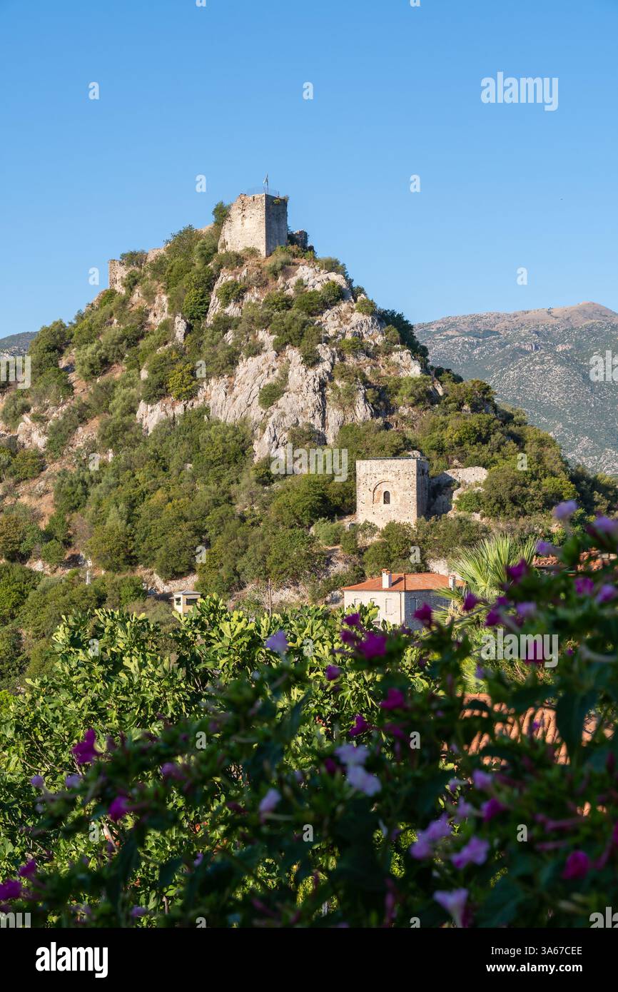 Karytaina medieval castle, Arcadia, Greece Stock Photo - Alamy
