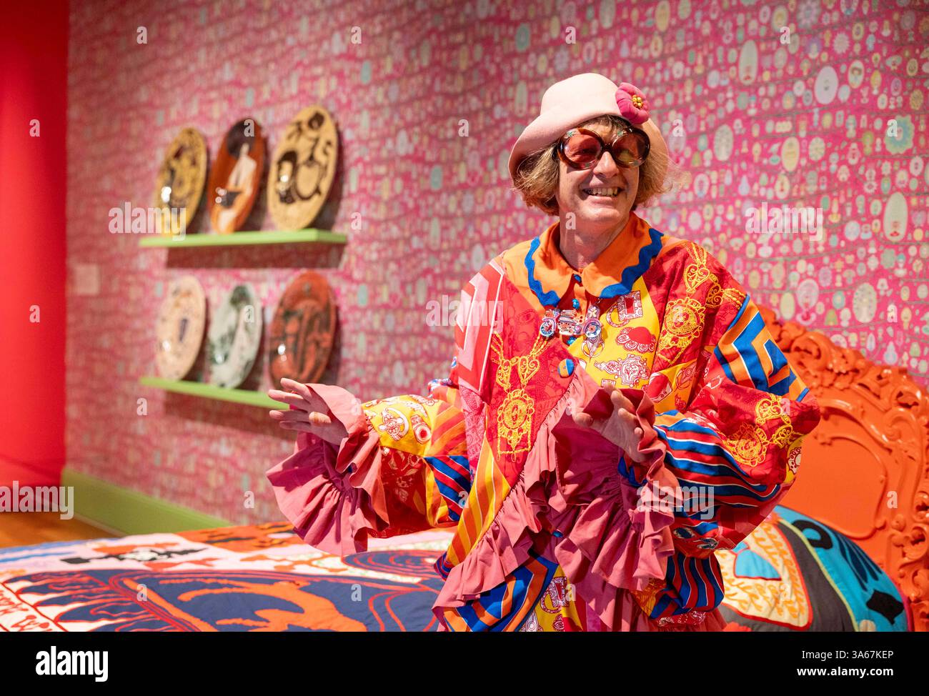 London, UK. 25 3 25 ‘I know who I am' Cotton fabric and appliqué ...