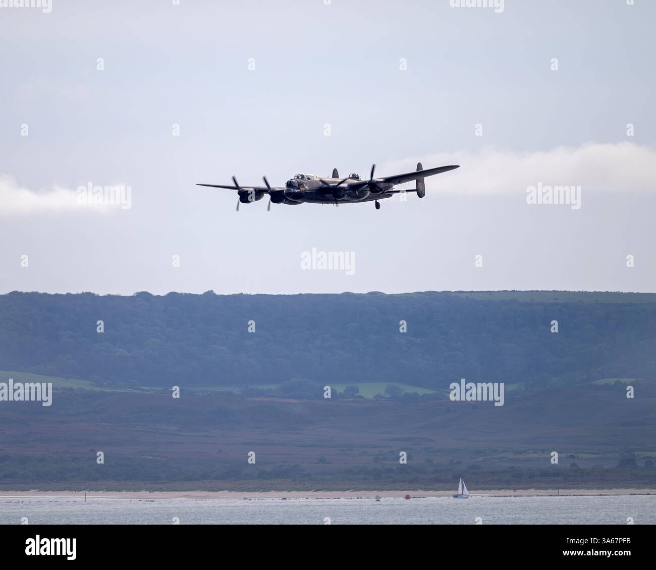 The RAF's Battle of Britain Flight performing at 15th Bournemouth Air ...