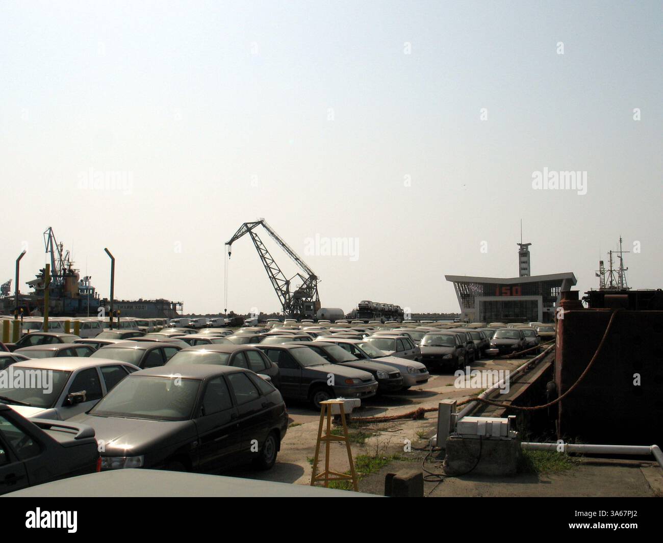 Aug. 29, 2008 - The busy seaport in Poti, Georgia, handled more than 7 ...