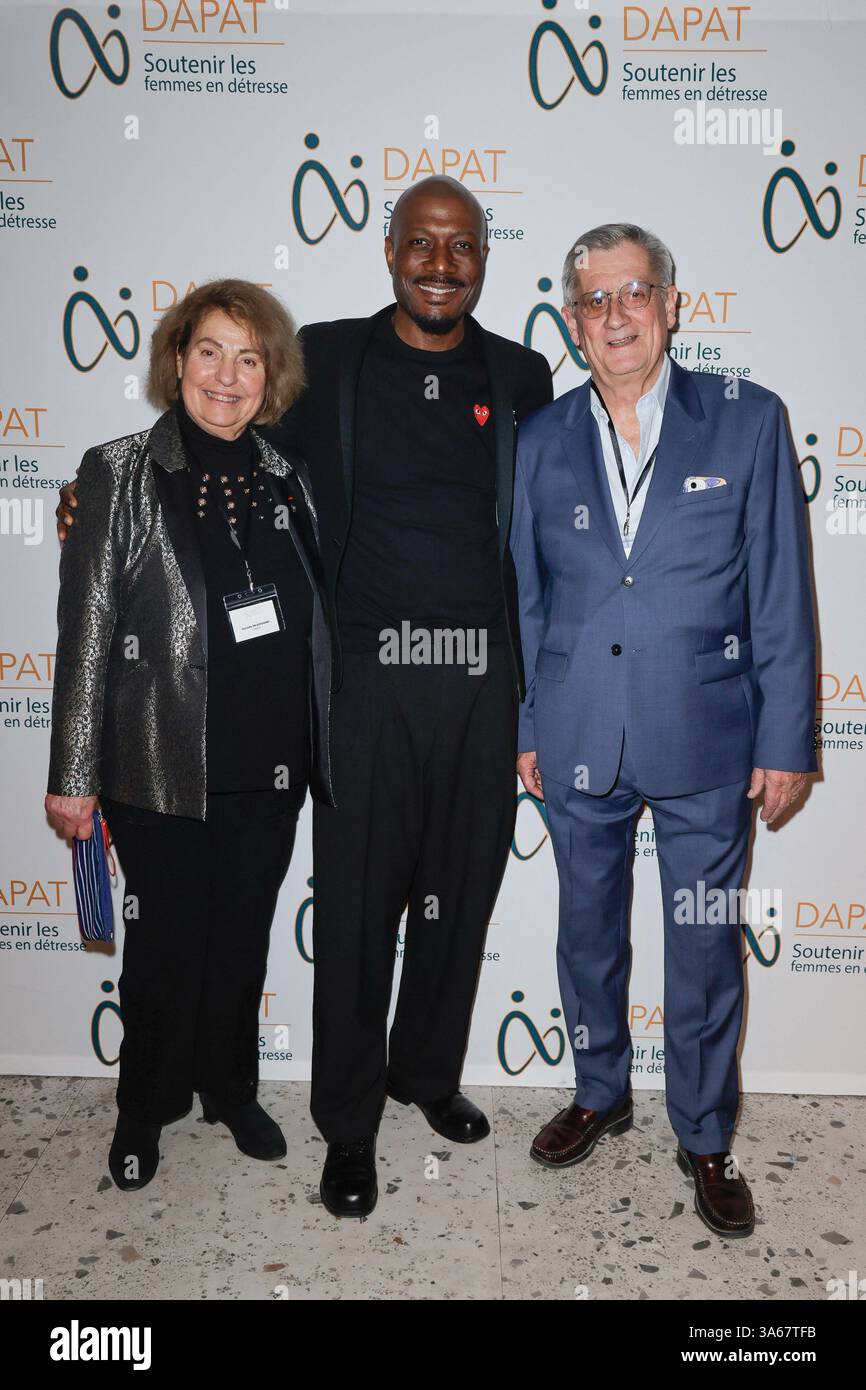 Paris, France. 24th Mar, 2025. Patrick de Giovanni, Danielle Rousseau ...