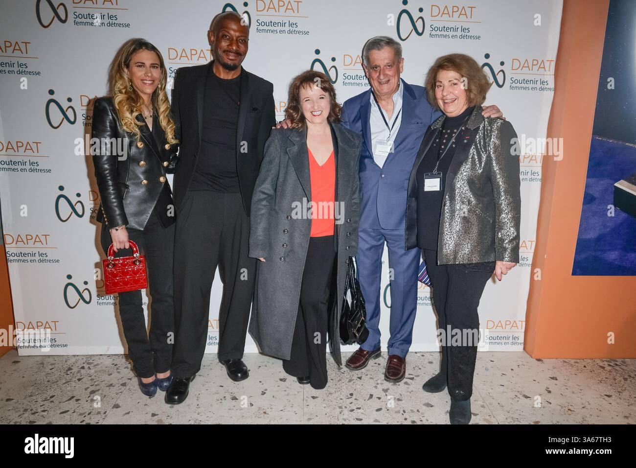 Paris, France. 24th Mar, 2025. Patrick de Giovanni, Danielle Rousseau ...