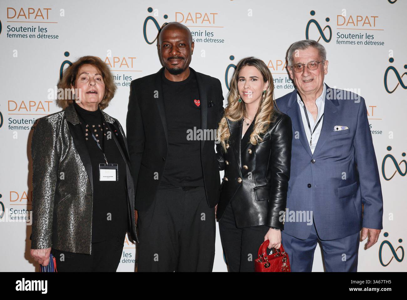 Paris, France. 24th Mar, 2025. Patrick de Giovanni, Danielle Rousseau ...