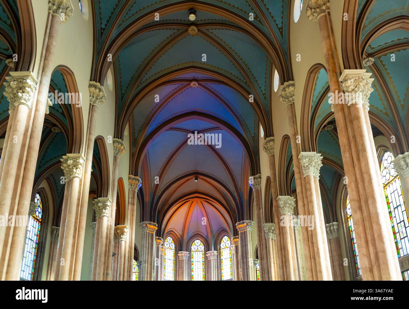 Istanbul, Turkey, Neo-Gothic architecture of St. Anthony of Padua ...