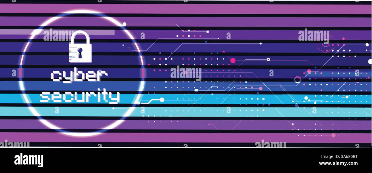 Cyber security safety shield Stock Vector Images - Alamy