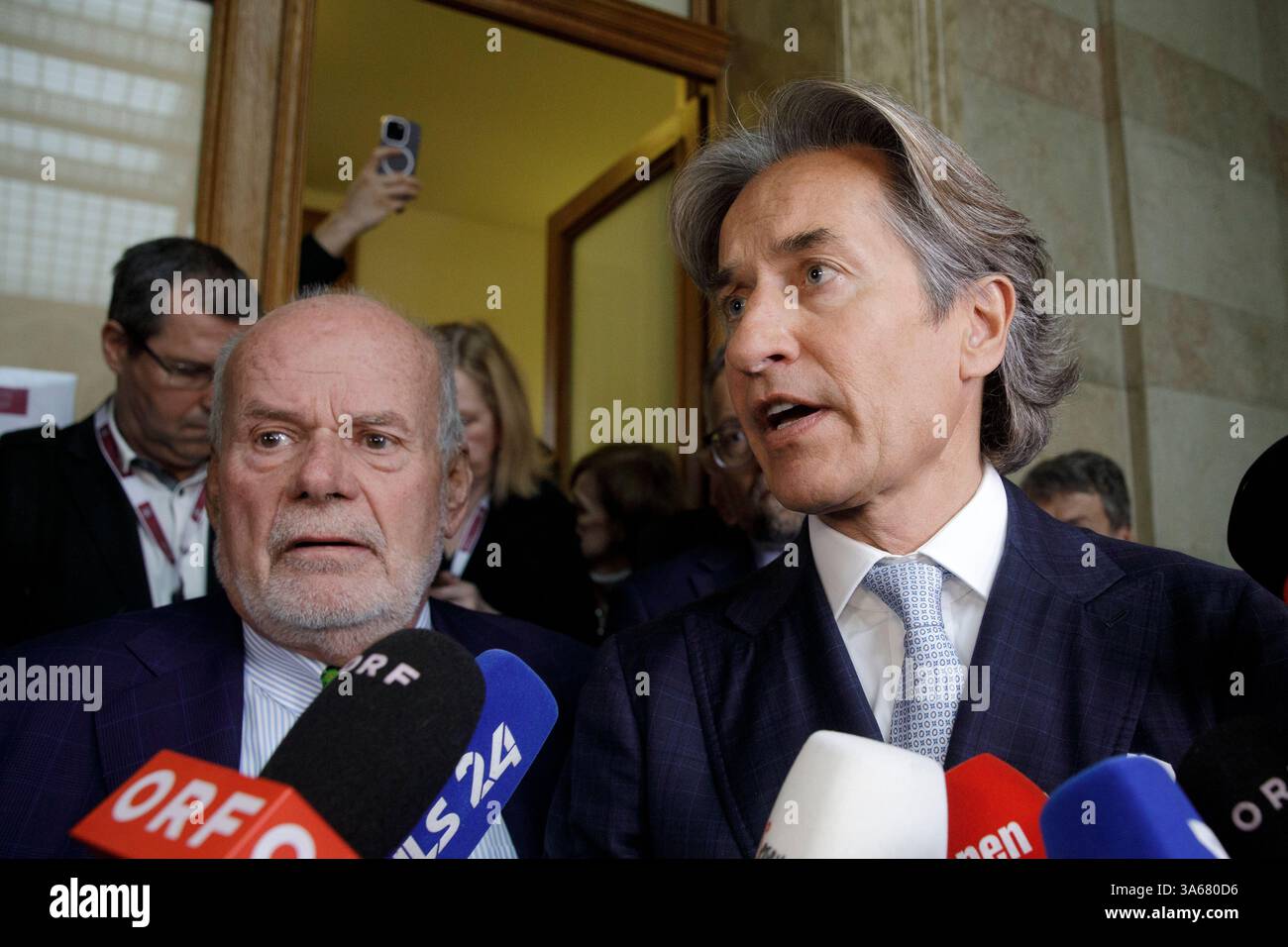 AUSTRIA; VIENNA; 20250325; Former Austrian Finance Minister Karl-Heinz ...