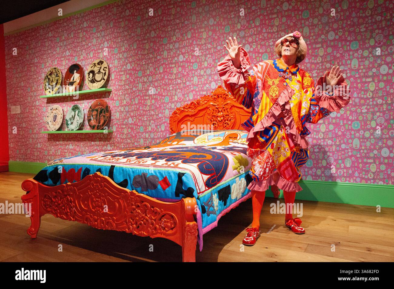 London, UK. 25th Mar, 2025. Artist and performer Grayson Perry at the ...