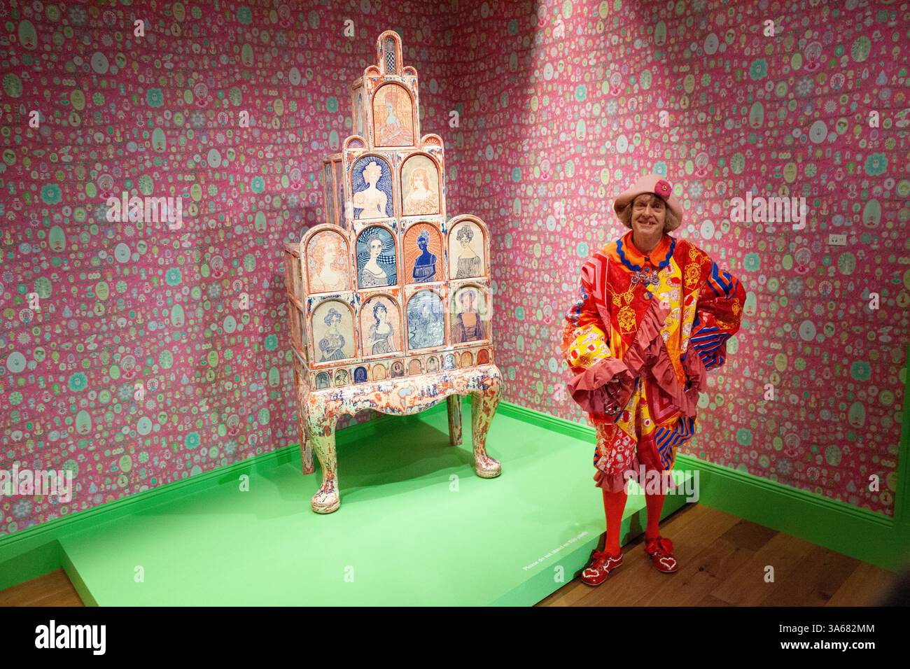 London, UK. 25th Mar, 2025. Artist and performer Grayson Perry at the ...