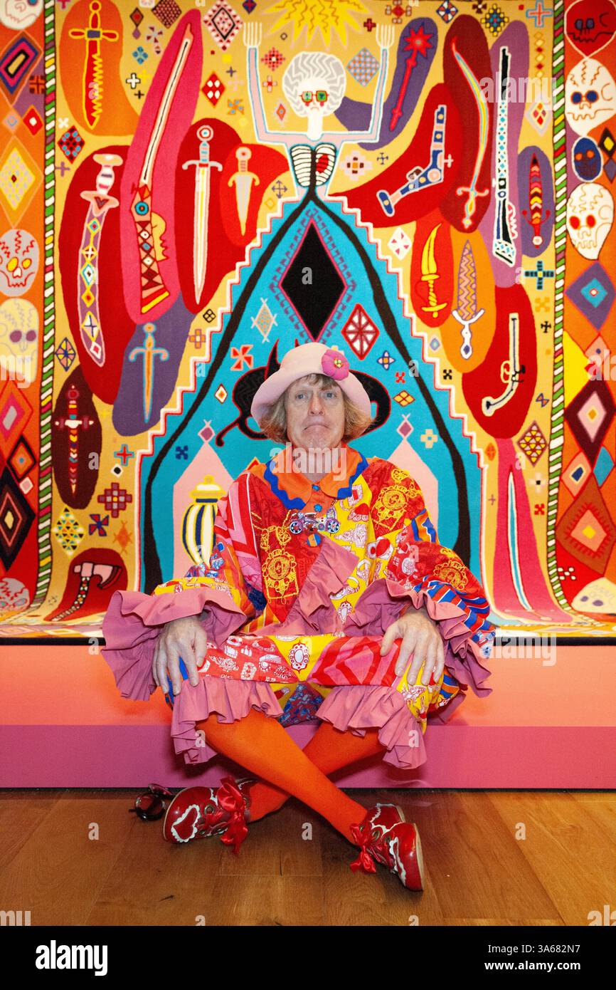 London, UK. 25th Mar, 2025. Artist and performer Grayson Perry at the ...