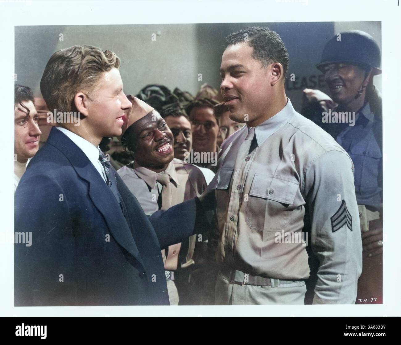 A rare color photo of the great Joe Louis appearing as himself in the ...