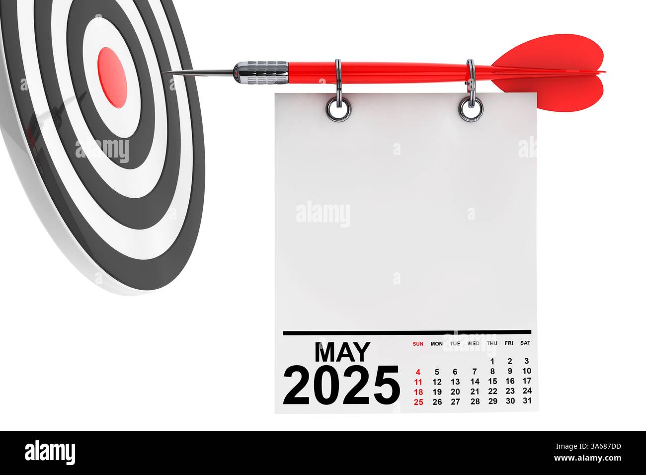 Calendar May 2025 on Blank Note Paper with Free Space for Your Design ...