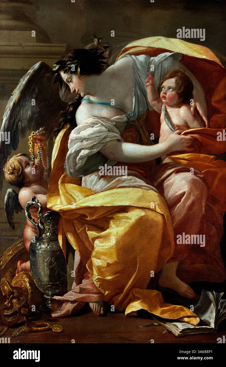 La Richesse - Wealth 1640 Simon VOUET 1590 - 1649 France French Louvre ...