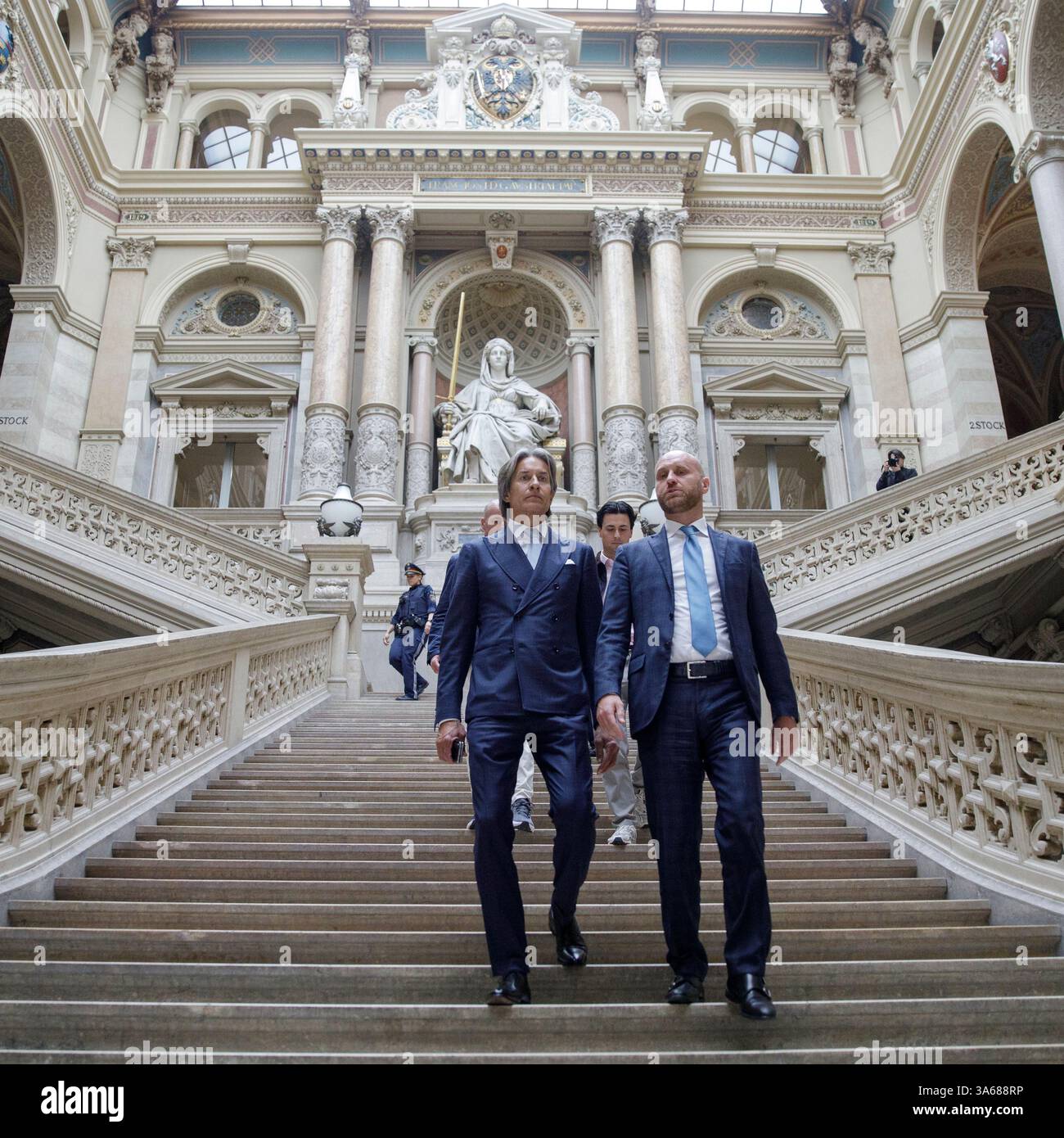 AUSTRIA; VIENNA; 20250325; Former Austrian Finance Minister Karl-Heinz ...