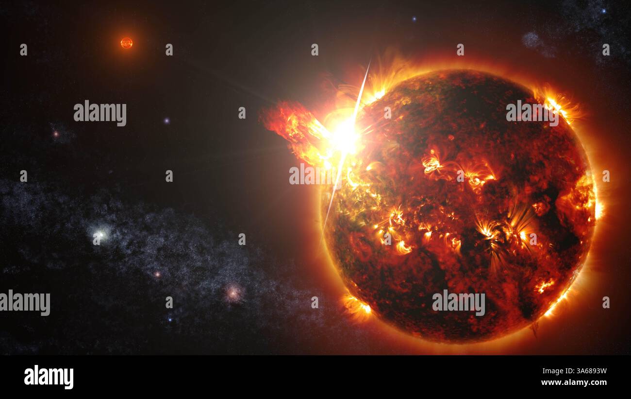 Sept. 30, 2014 - ..DG CVn, a binary consisting of two red dwarf stars ...