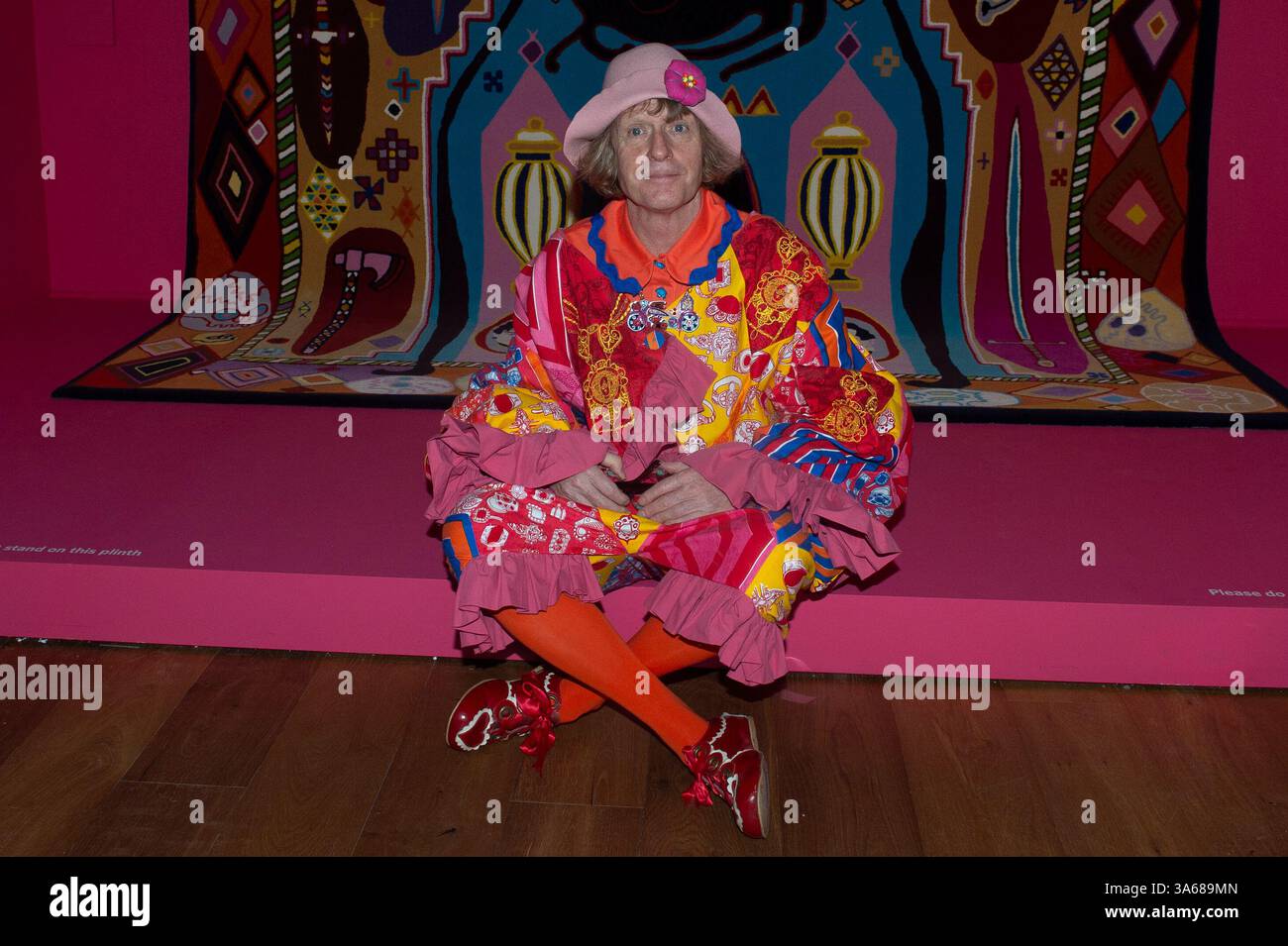 London, UK. 25th March, 2025. Sir Grayson Perry with 'Heavens Gate" at ...