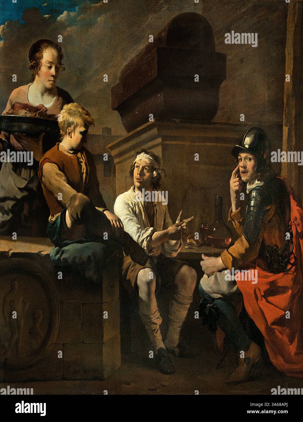 Each player simultaneously reveals a hand showing a number hi-res stock ...