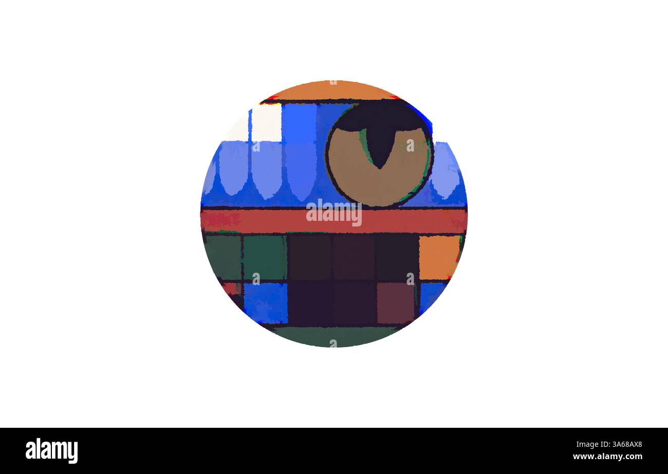 Prominent circular element drawing hi-res stock photography and images ...