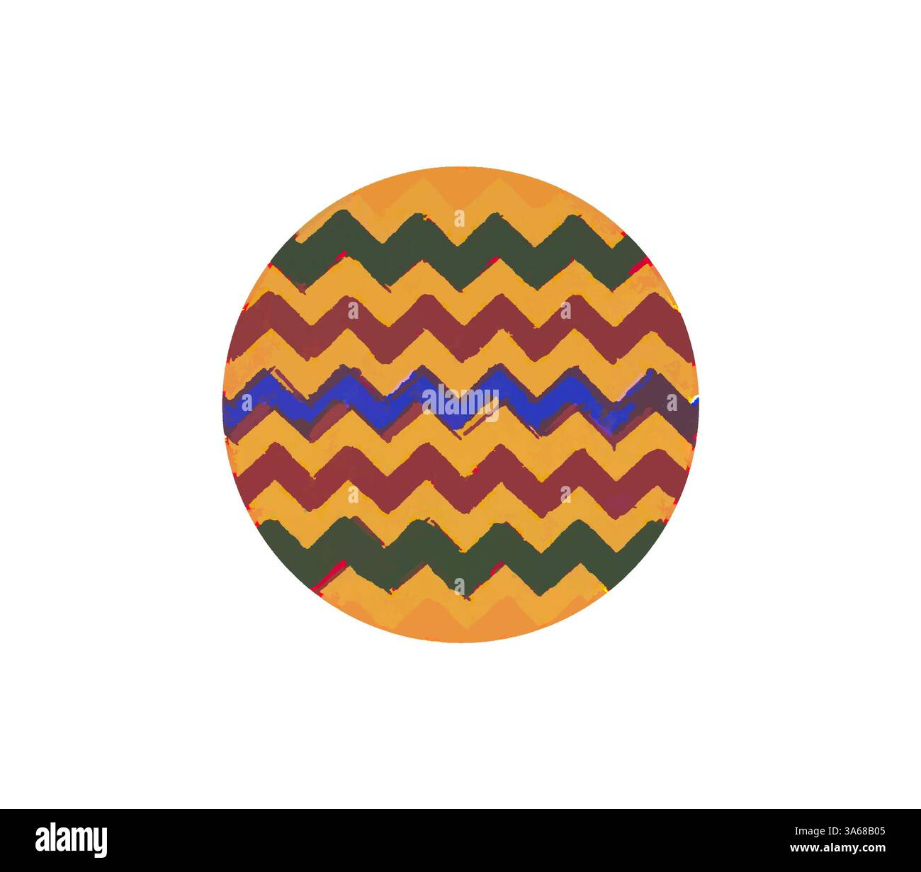 Vibrant zigzag patterns in earthy tones of brown hi-res stock ...