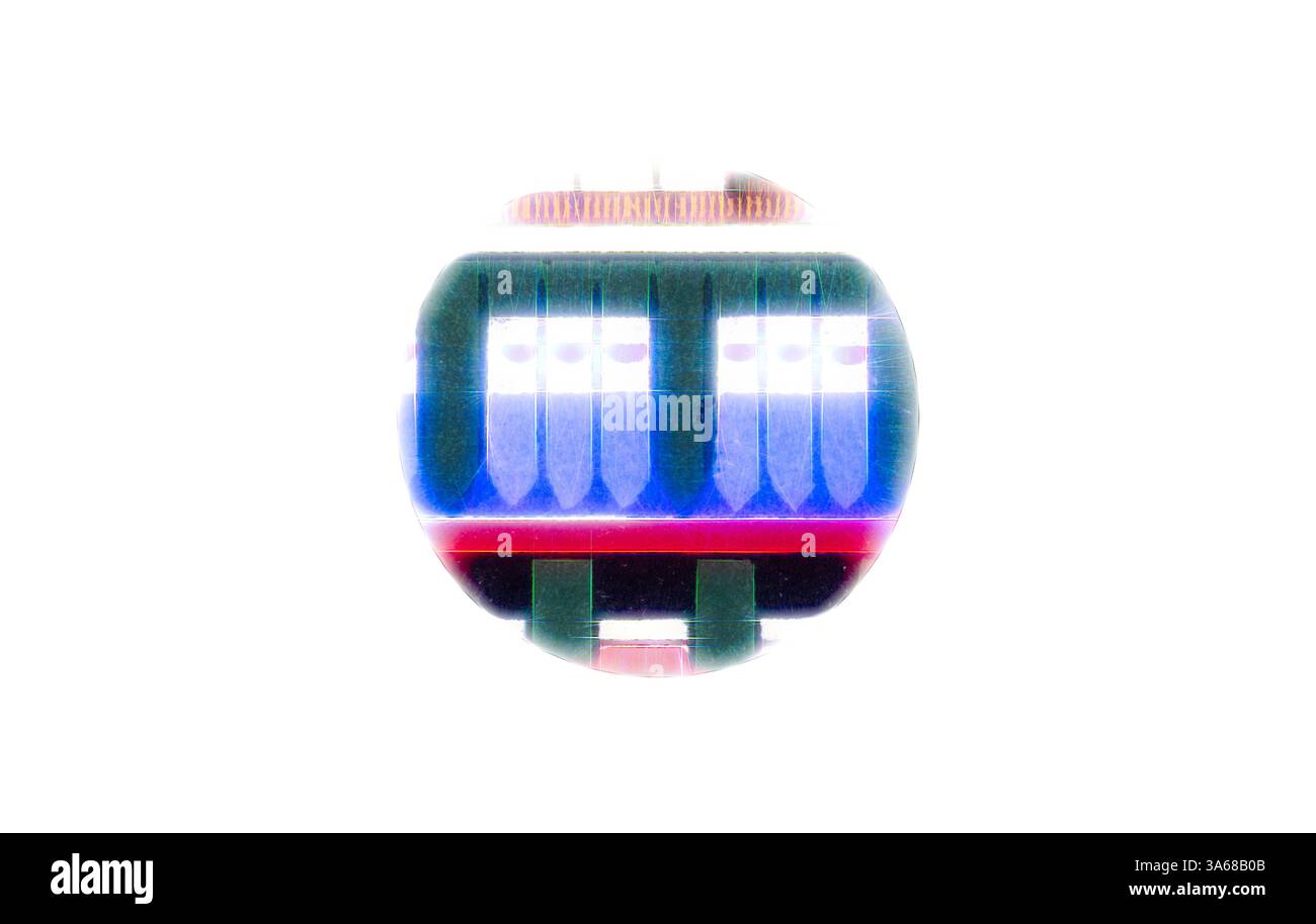 A vibrant, abstract representation featuring rounded shapes and ...