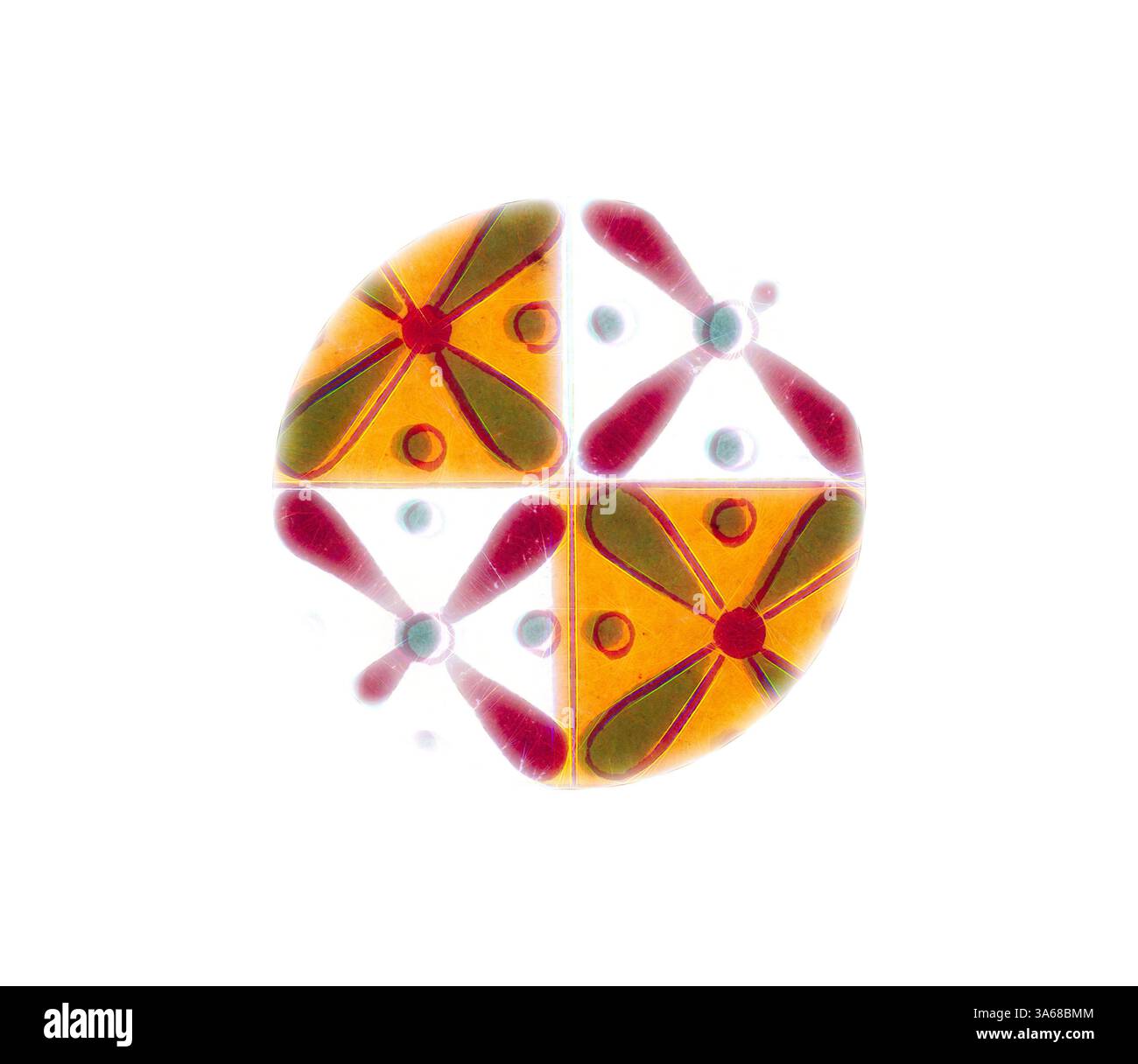 Circular arrangement of colorful tiles hi-res stock photography and ...
