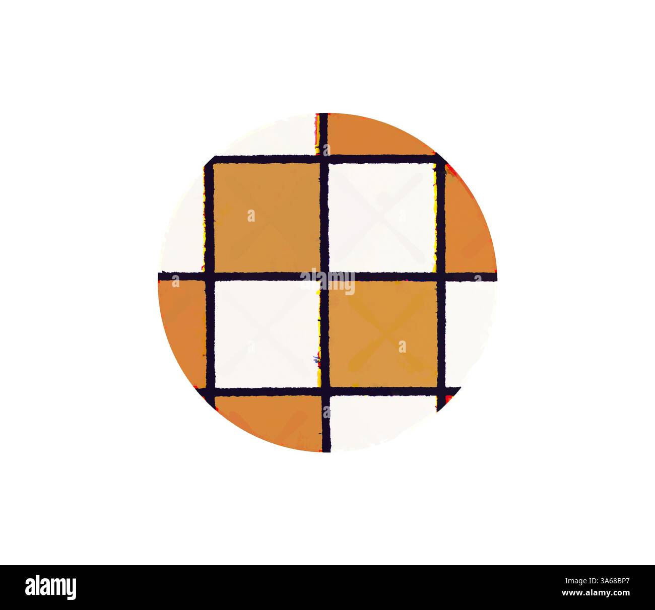 Alternating squares of orange hi-res stock photography and images - Alamy