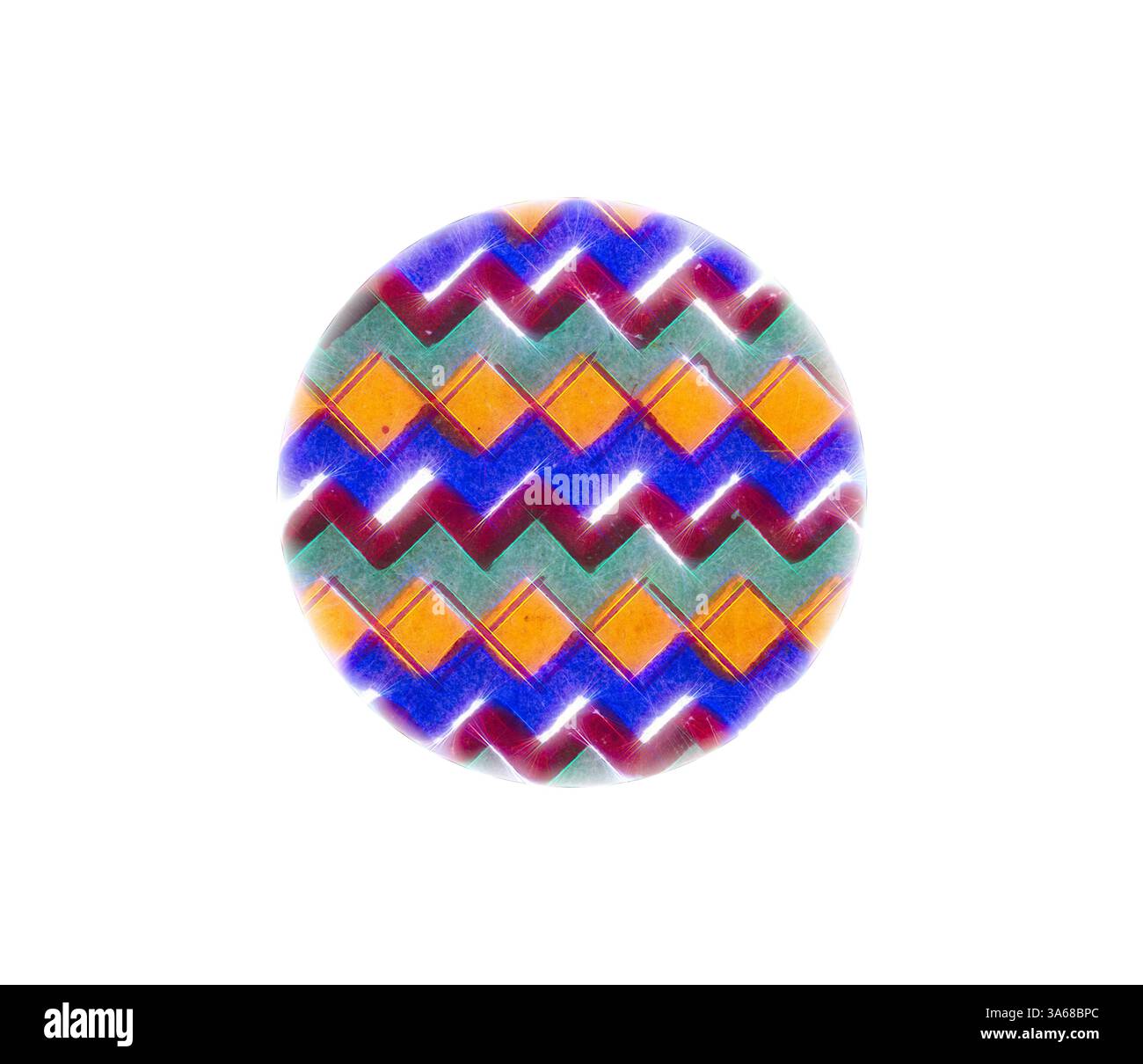 Vibrant zigzag patterns in shades of purple hi-res stock photography ...