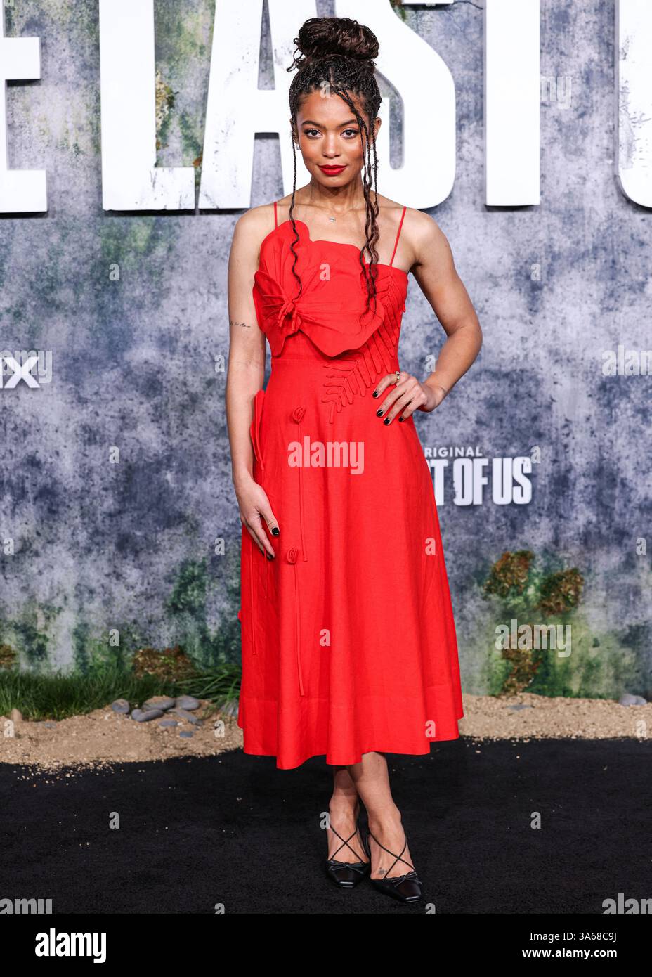 HOLLYWOOD, LOS ANGELES, CALIFORNIA, USA - MARCH 24: American actress and producer Jaz Sinclair ...