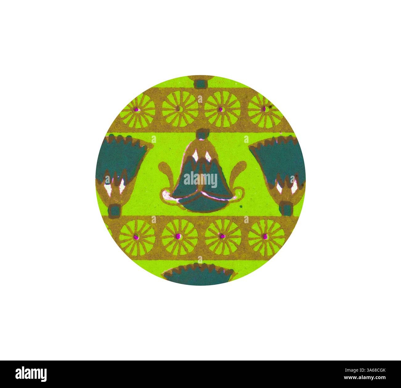 Stylized motifs in hues of green hi-res stock photography and images ...