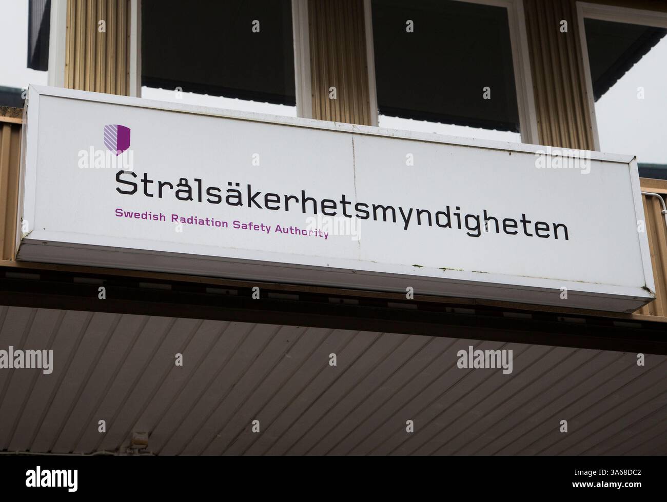 Swedish Radiation safety authority sign on the entrance door Stock ...