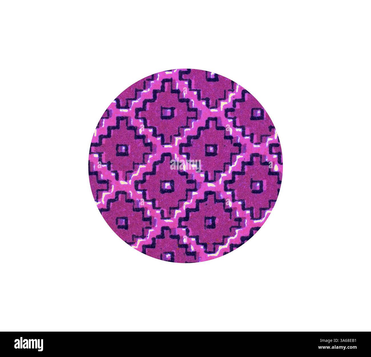 Pattern pink geometric shapes in Cut Out Stock Images & Pictures - Alamy