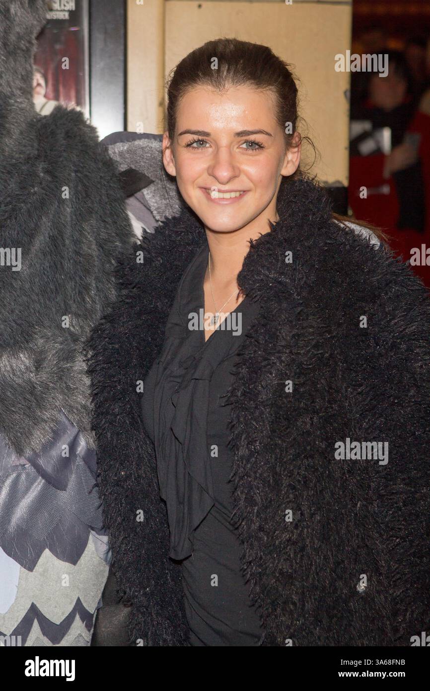 Rebecca Ryan attends press night for The Producers at The Palace Theatre Manchester, UK Stock ...