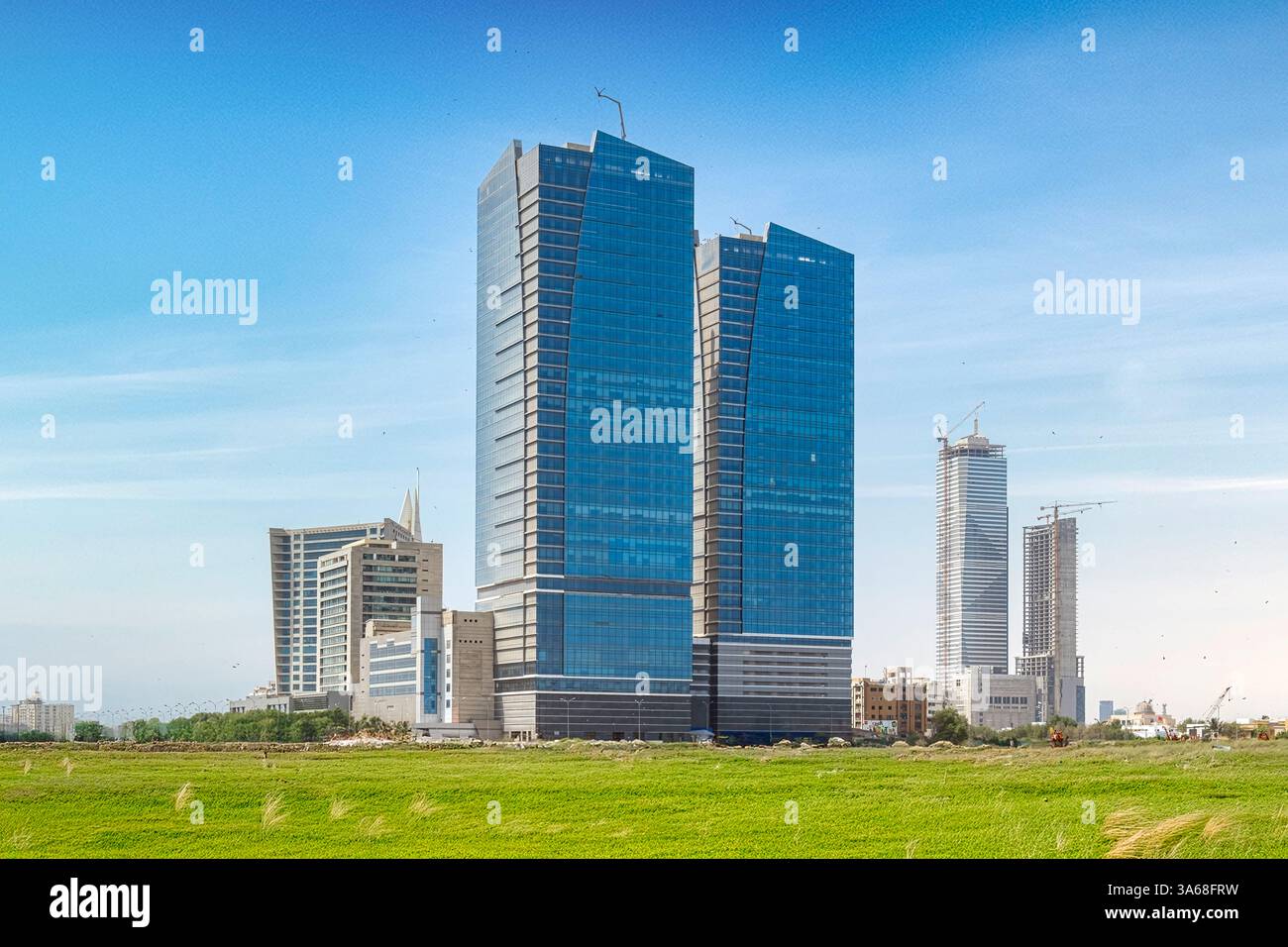 Cityscape, landmarks of Karachi, Bahria Tower, Dolmen mall Clifton, at ...