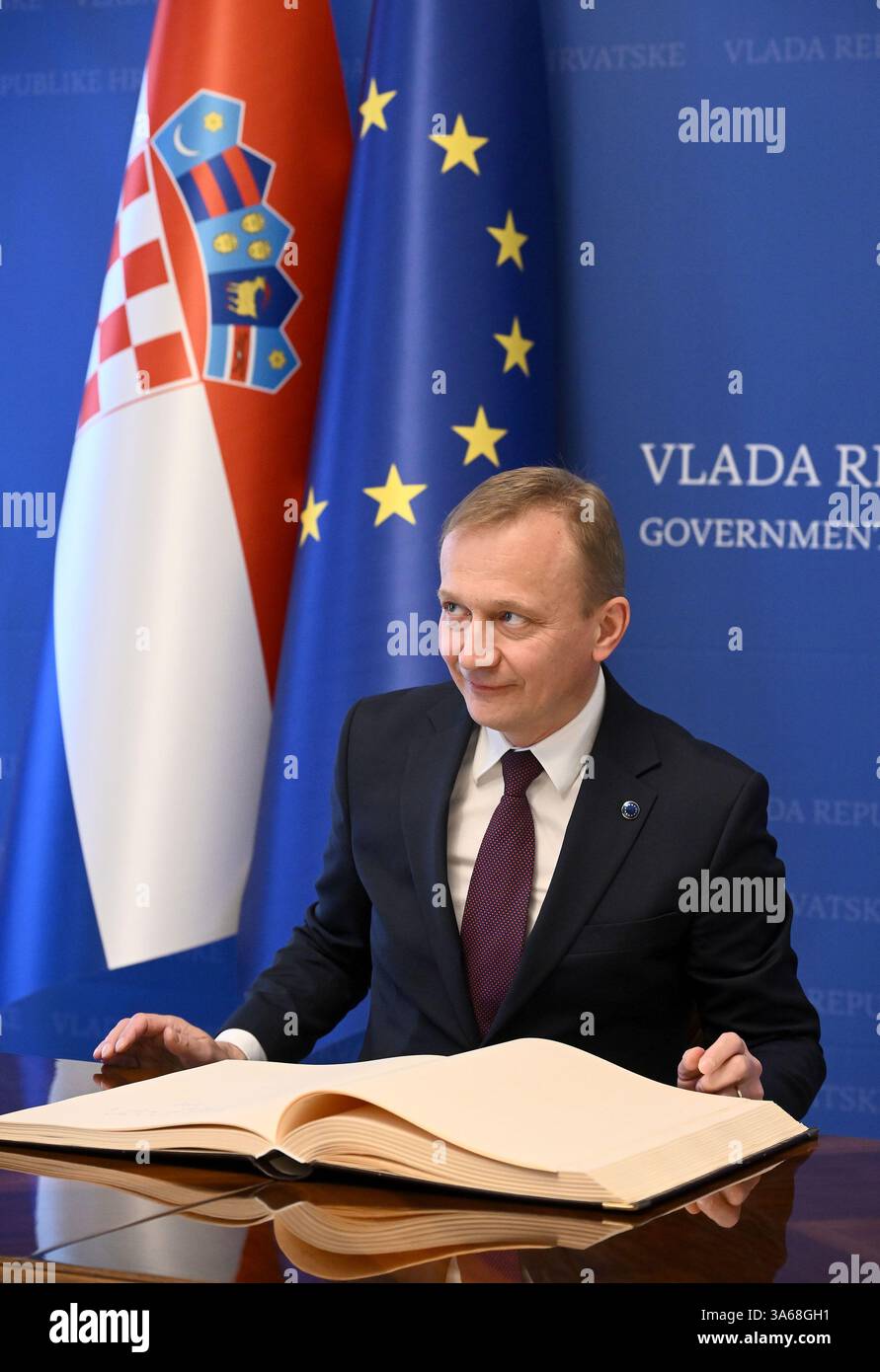 Croatian Prime Minister Andrej Plenkovic meets The European ...