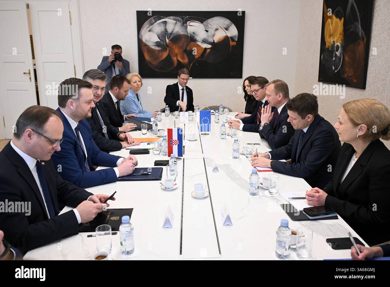 Croatian Prime Minister Andrej Plenkovic meets The European ...