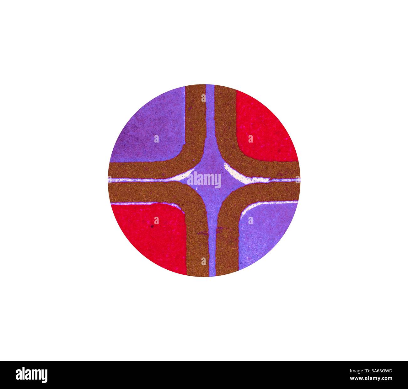 Intersecting curves in purple hi-res stock photography and images - Alamy