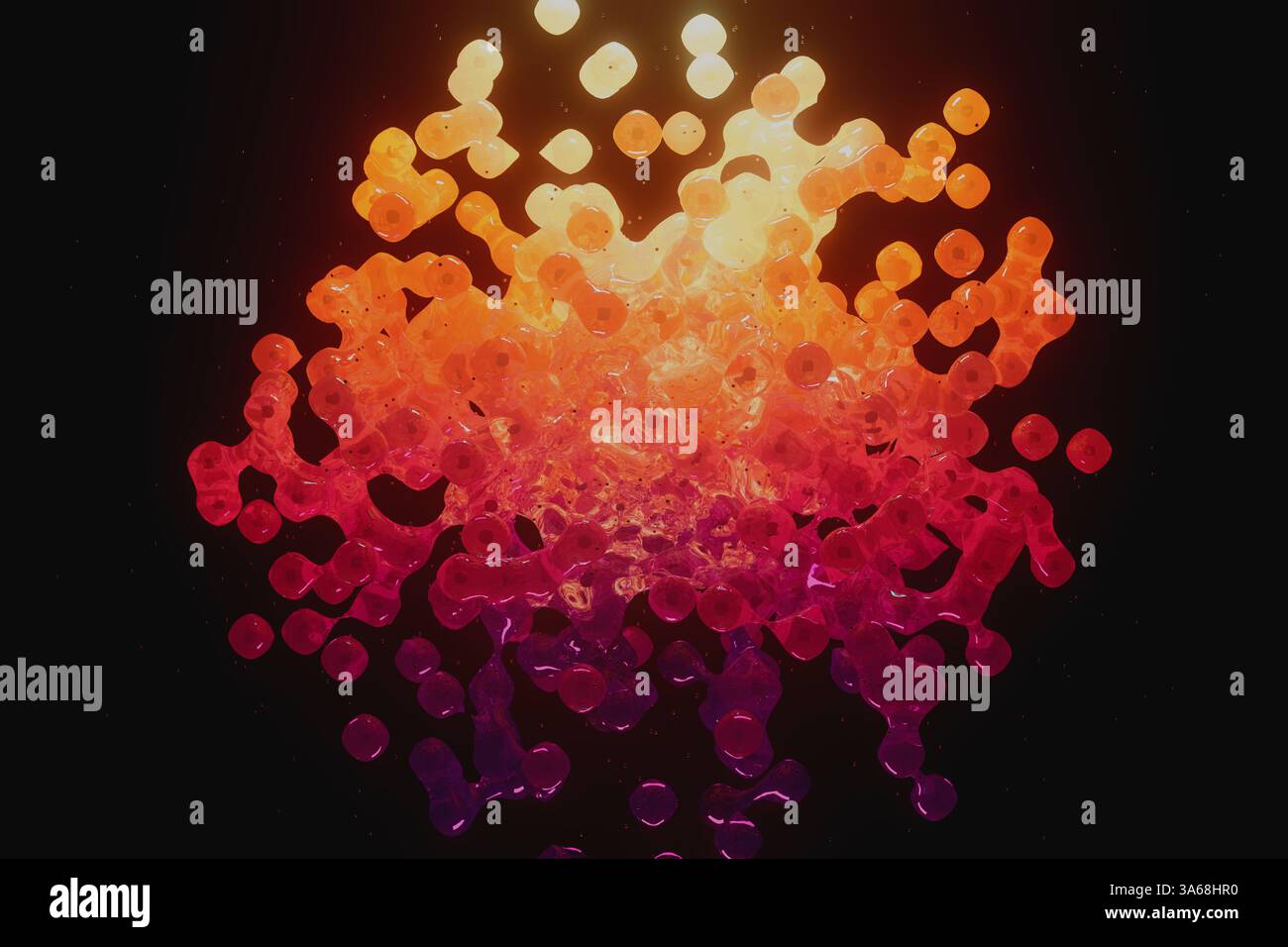 Abstract glow juice liquid hi-res stock photography and images - Alamy