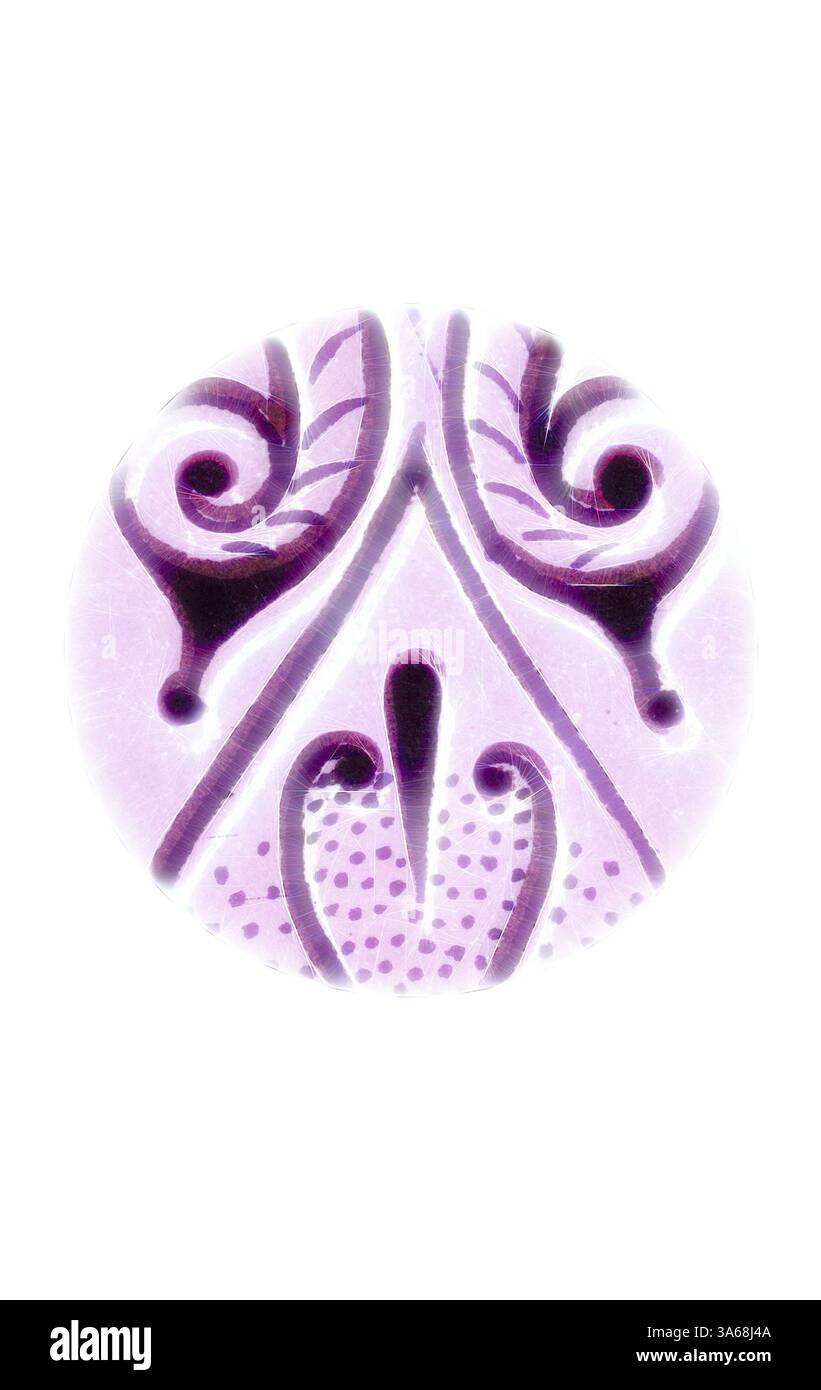 Disco inspired floral design Cut Out Stock Images & Pictures - Alamy