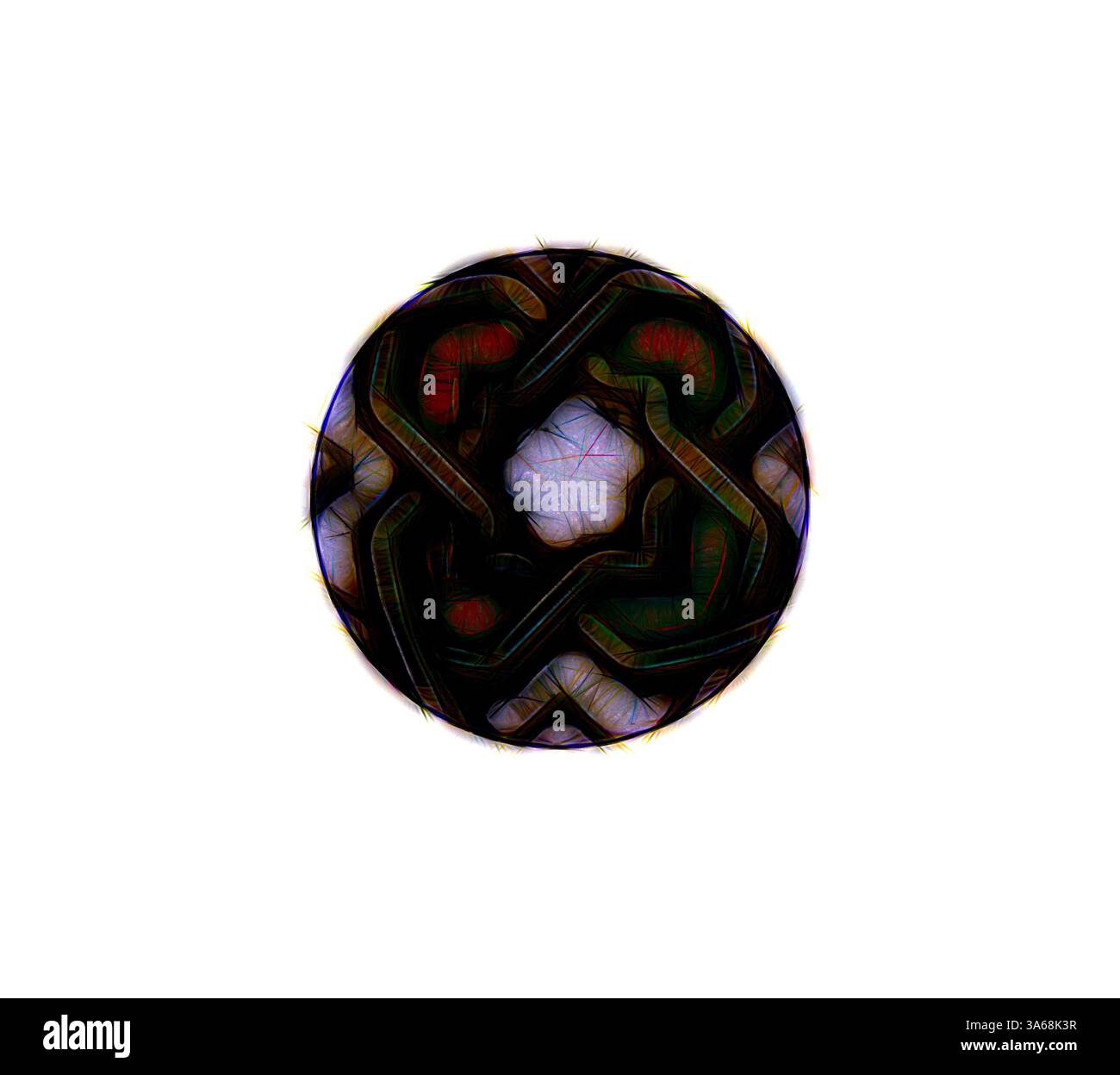 Intertwining patterns in vibrant colors hi-res stock photography and ...