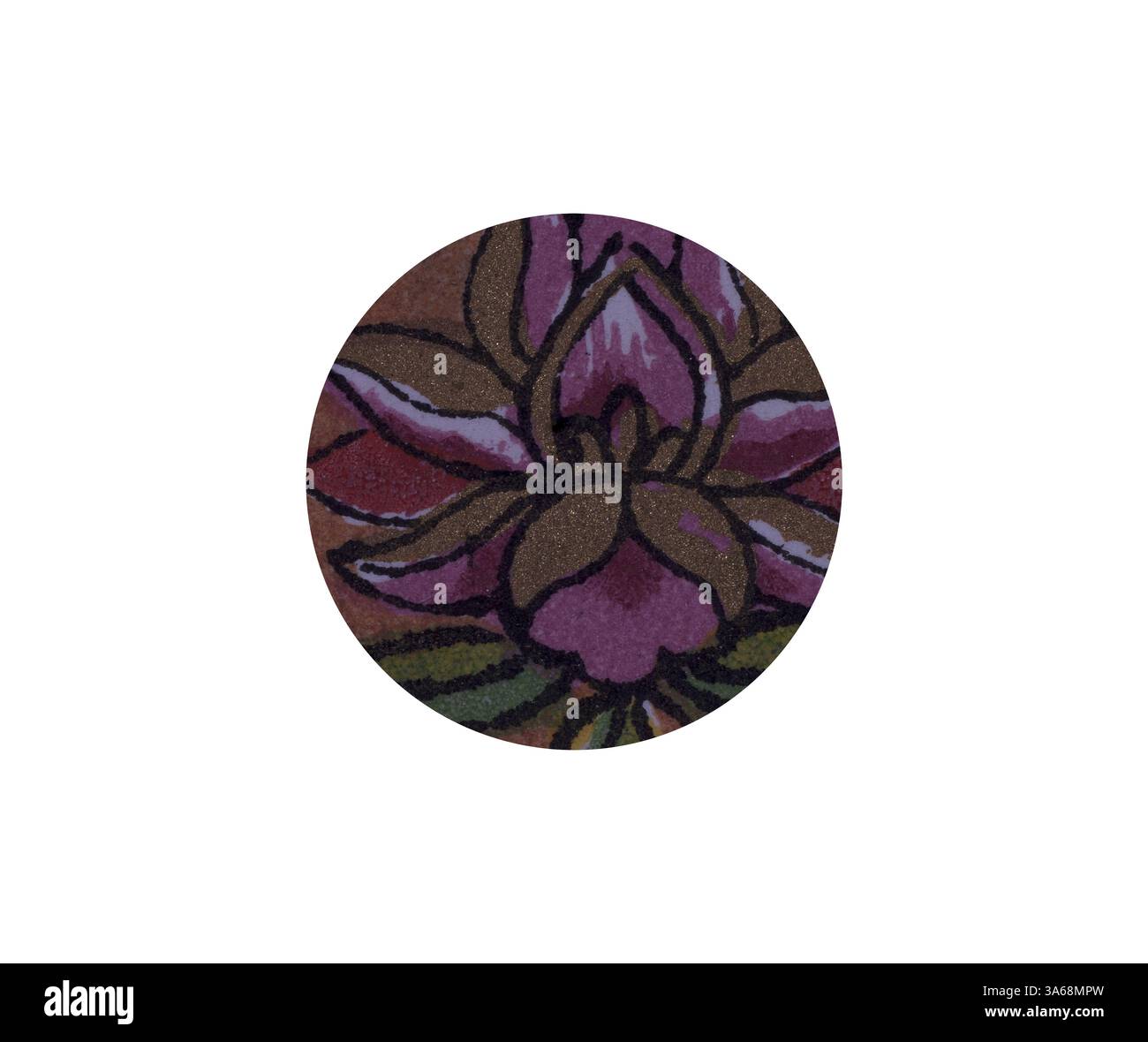 Beautifully illustrated lotus flower hi-res stock photography and ...