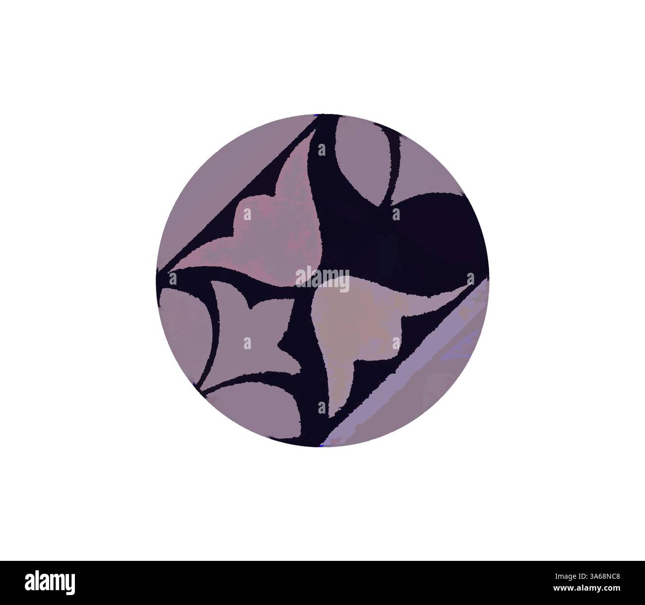 Blending floral shapes Cut Out Stock Images & Pictures - Alamy