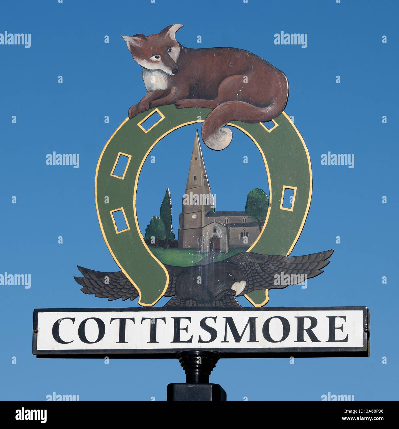 Village sign rutland hi-res stock photography and images - Alamy