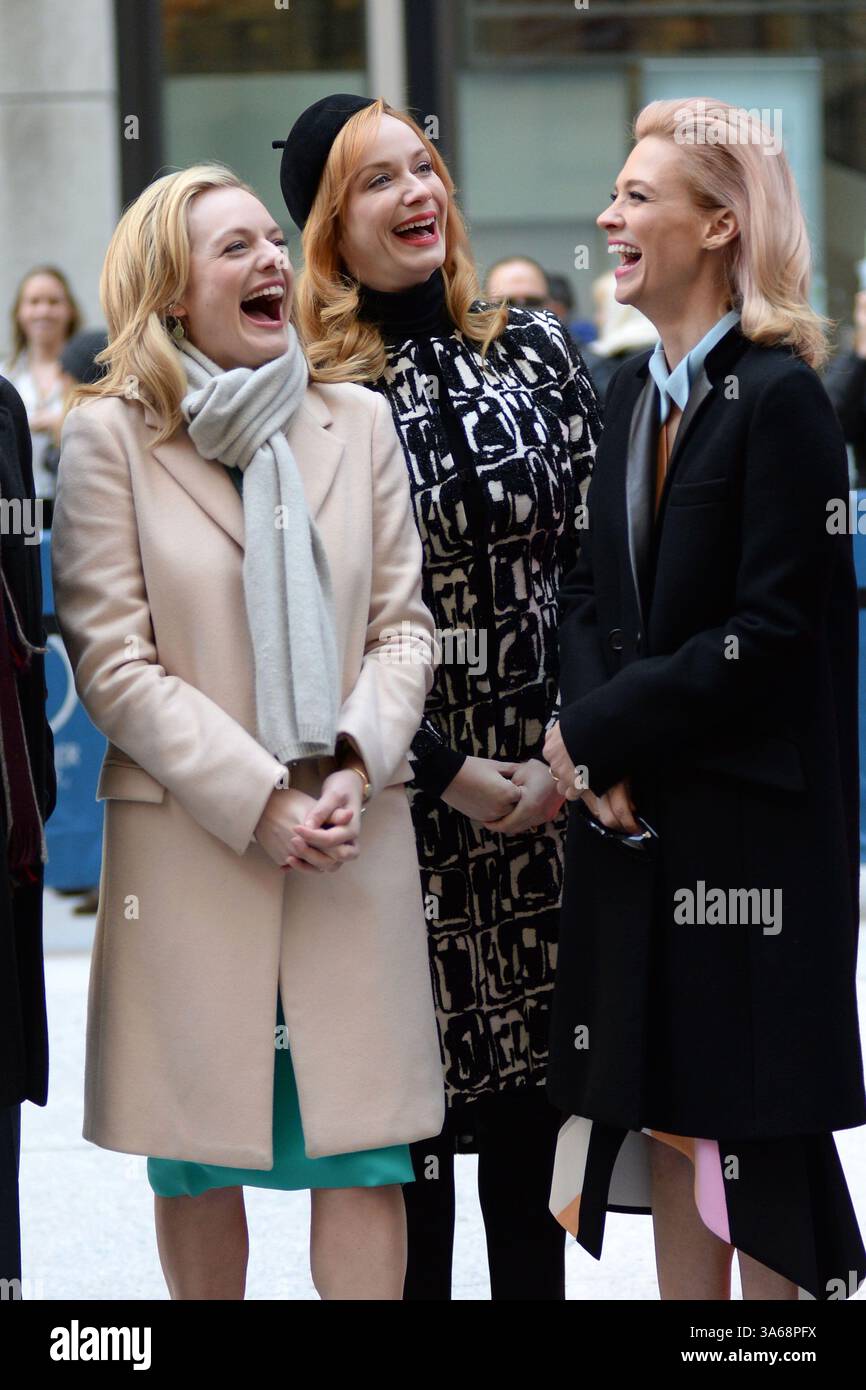 Elisabeth Moss, Christina Hendricks and January Jones at the 'Mad Men ...