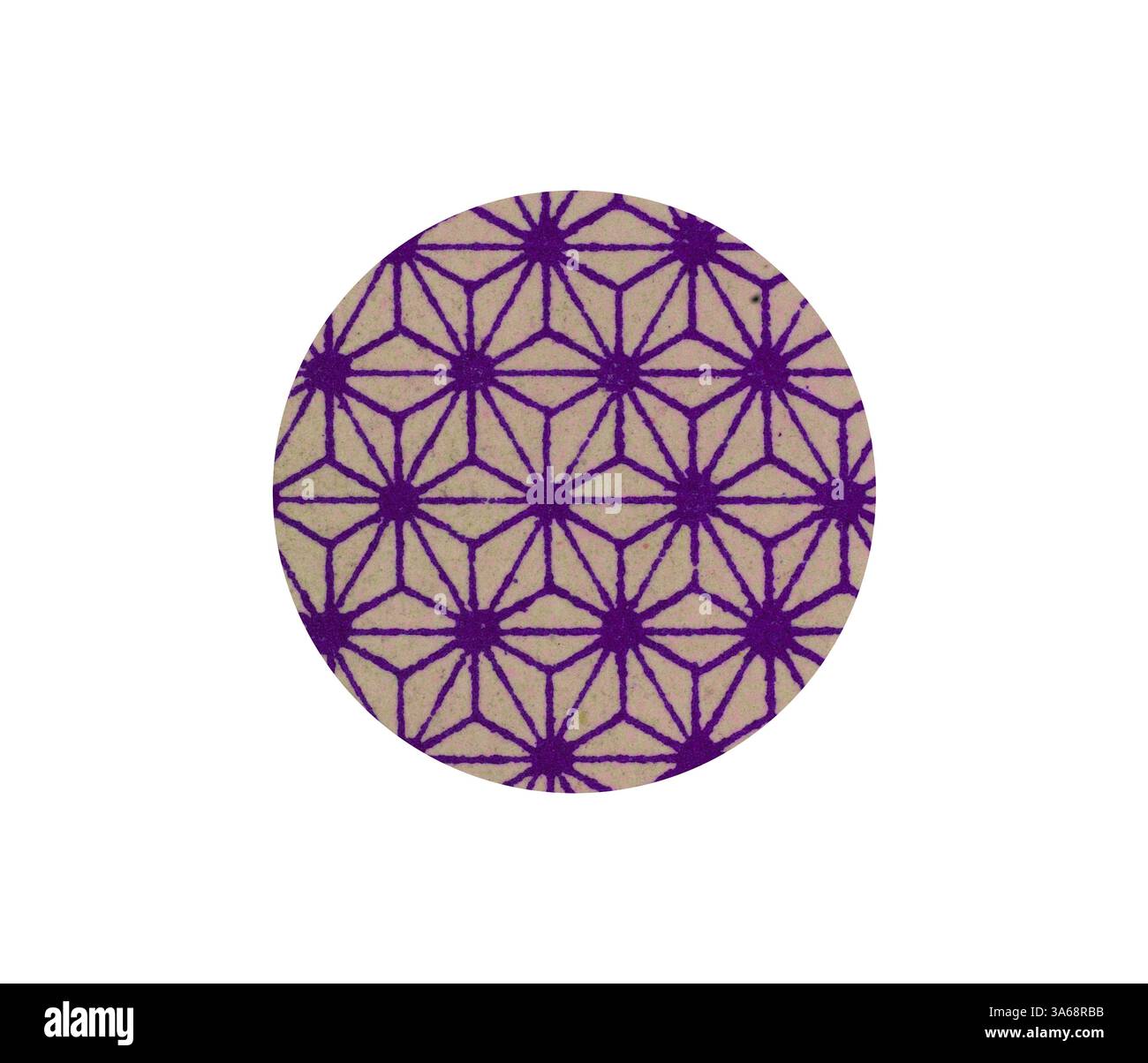 A circular pattern featuring intricate geometric designs of interwoven ...
