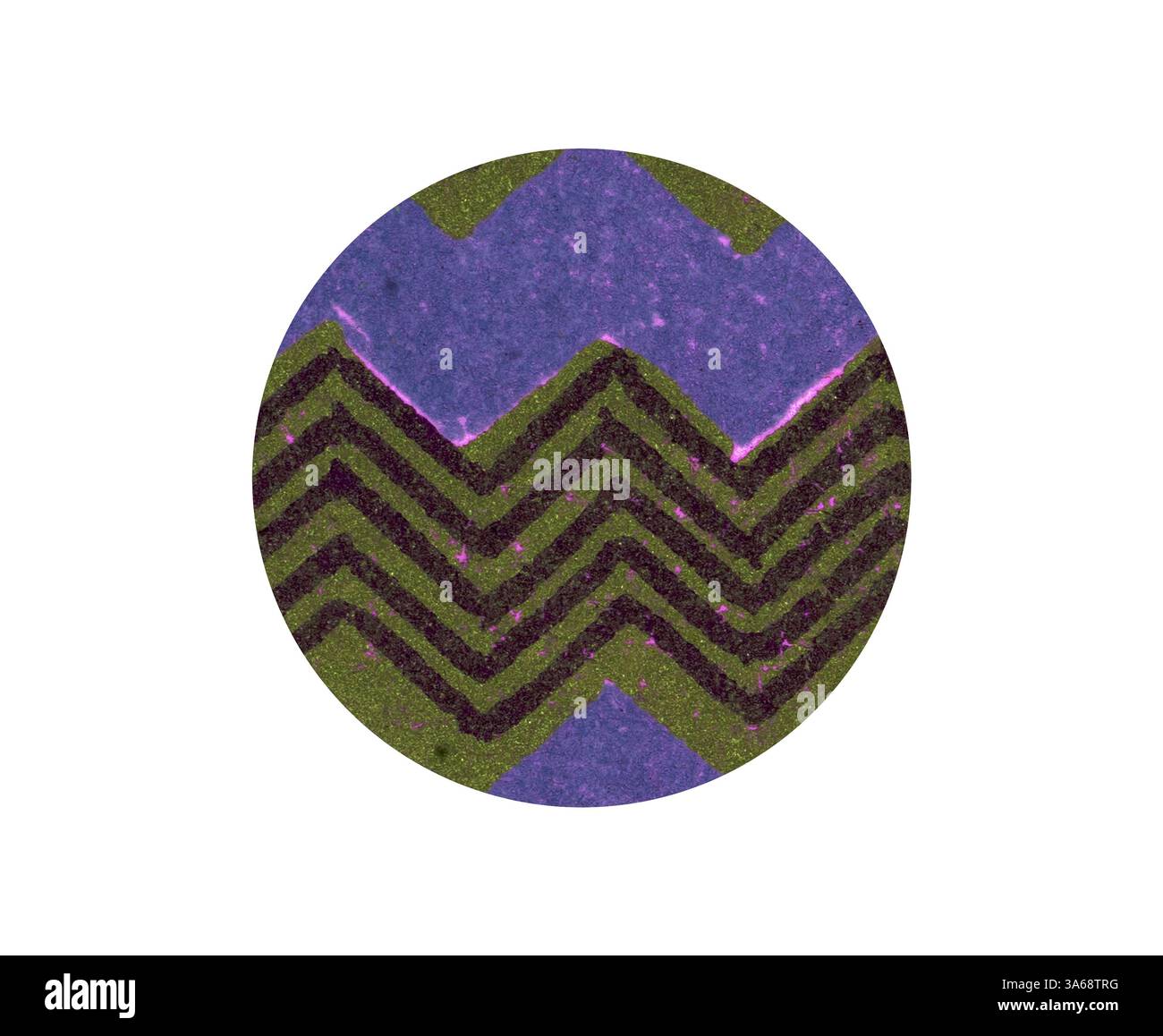 Chevrons in vibrant shades of purple Cut Out Stock Images & Pictures ...
