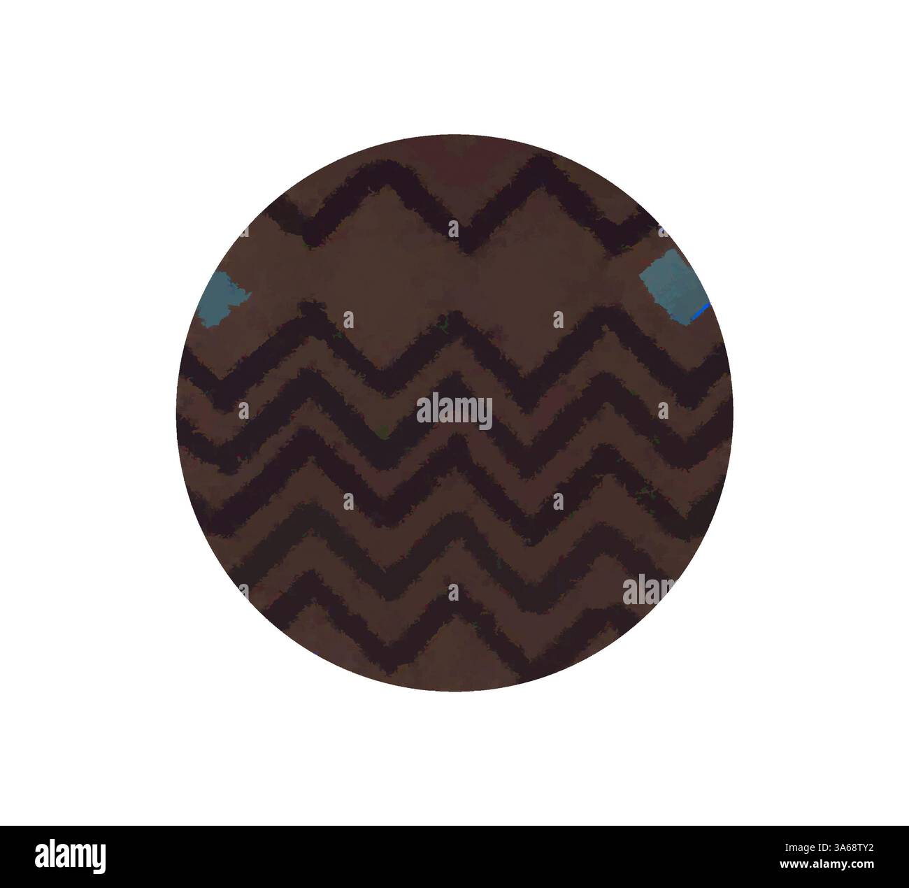 Repeating zigzag pattern in rich brown tones hi-res stock photography ...