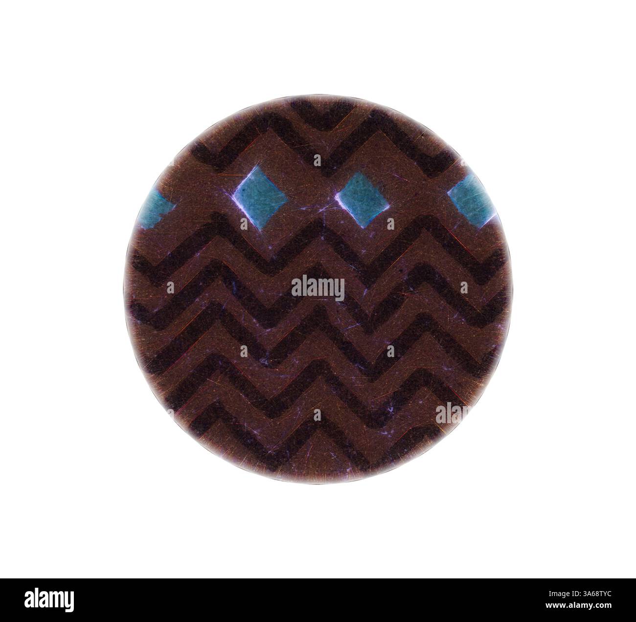 Striking design of zigzag patterns in dark tones hi-res stock ...